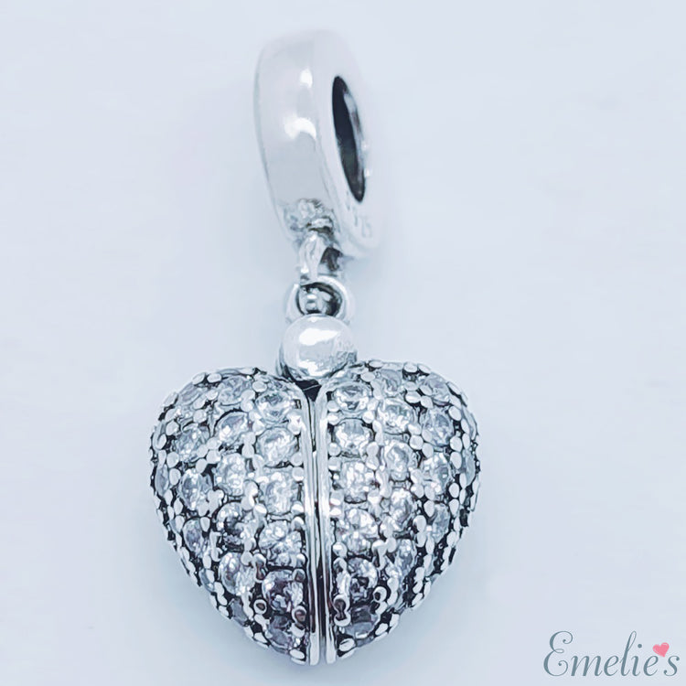 April Birthstone Pandora Charm. Diamond charm to fit Pandora Bracelets ...